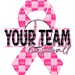 Breast Cancer Awareness School Spirit Wear PNG Digital Sublimation Image/design, Football ...