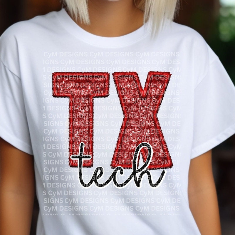 Texas Tech Embroidery - Etsy