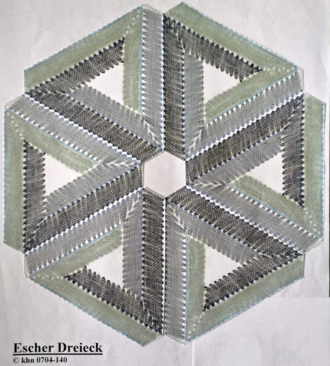Escher Triangle Pattern as PDF Download - Etsy