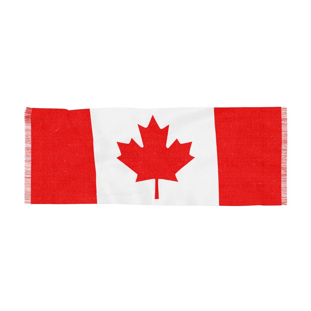 Canada Maple Leaf Scarf - Lightweight Polyester Travel Wrap - Etsy
