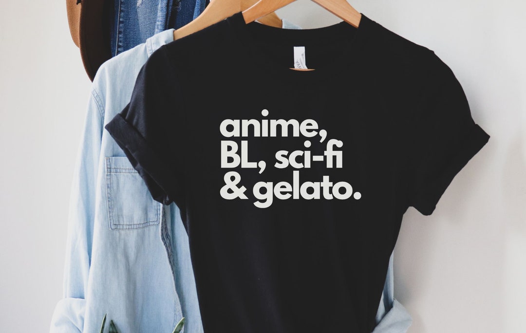 Anime BL Sci-fi Gelato T-shirt: Fun Geek Tee - Etsy