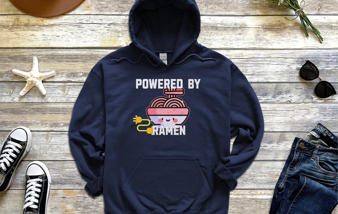 Powered by Ramen Hoodie Ramen Lover Gifts Ramen Lover - Etsy