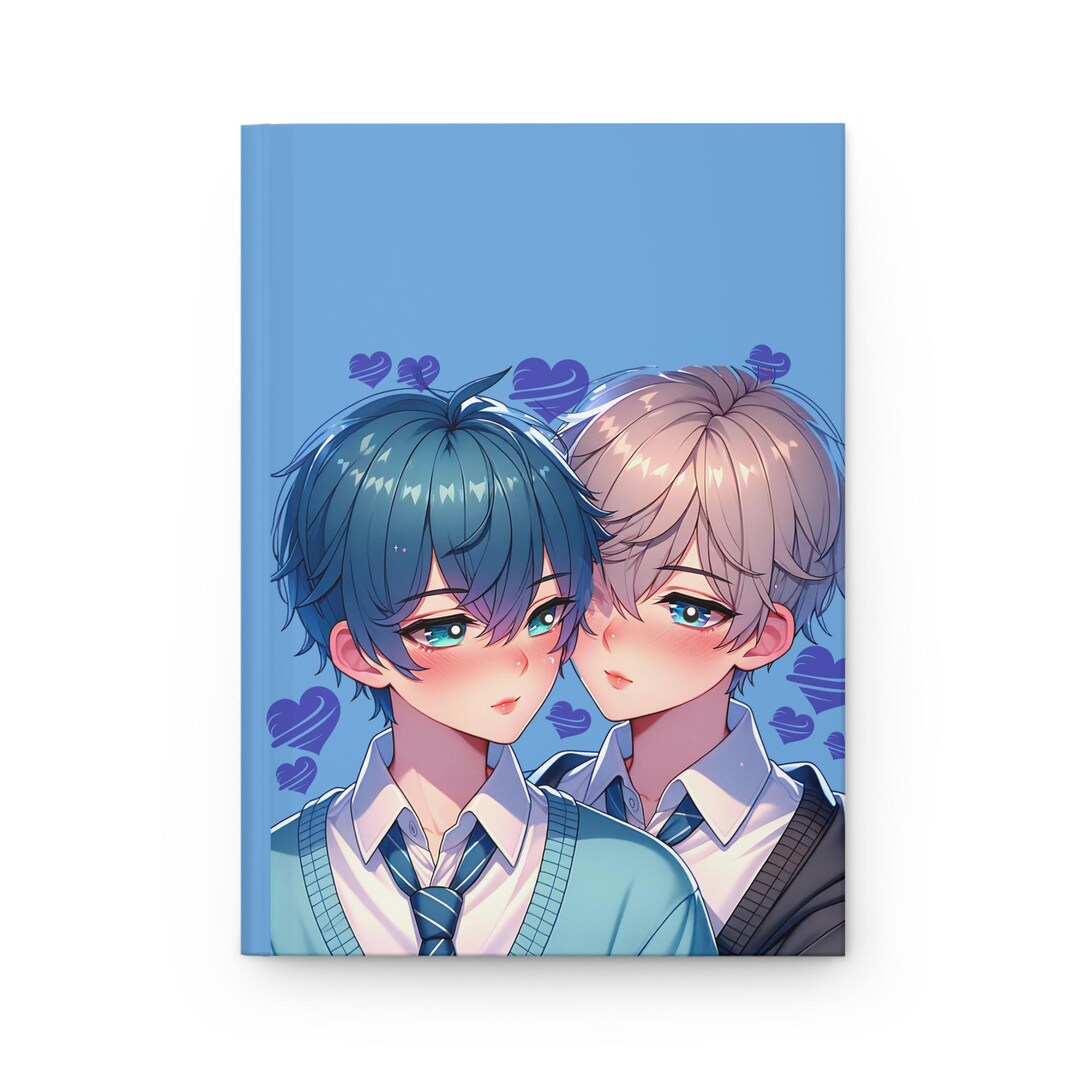 BL Daily Journal: Matte Hardcover, Anime Couple - Etsy