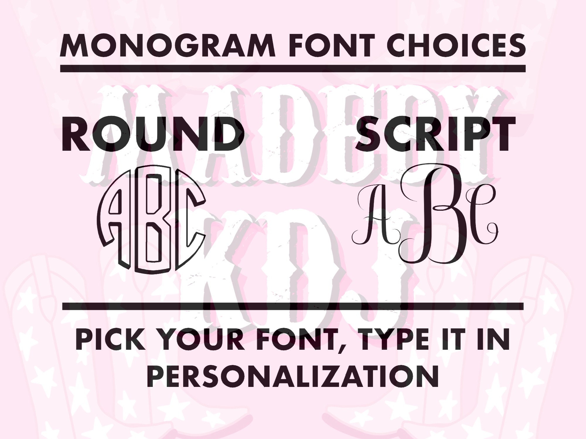 Custom Monogram iPhone Wallpaper, Custom Pink Monogram Background, Made ...