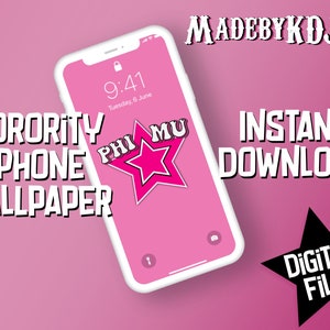 Phi Mu iPhone Wallpaper, Aesthetic Background, Sorority iPhone ...