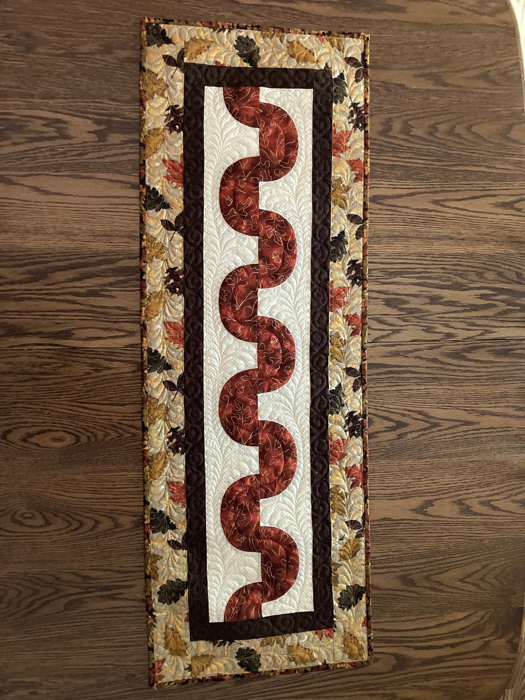 Fall Quilted Narrow Table Runner 16-1/2" X 47" - Etsy