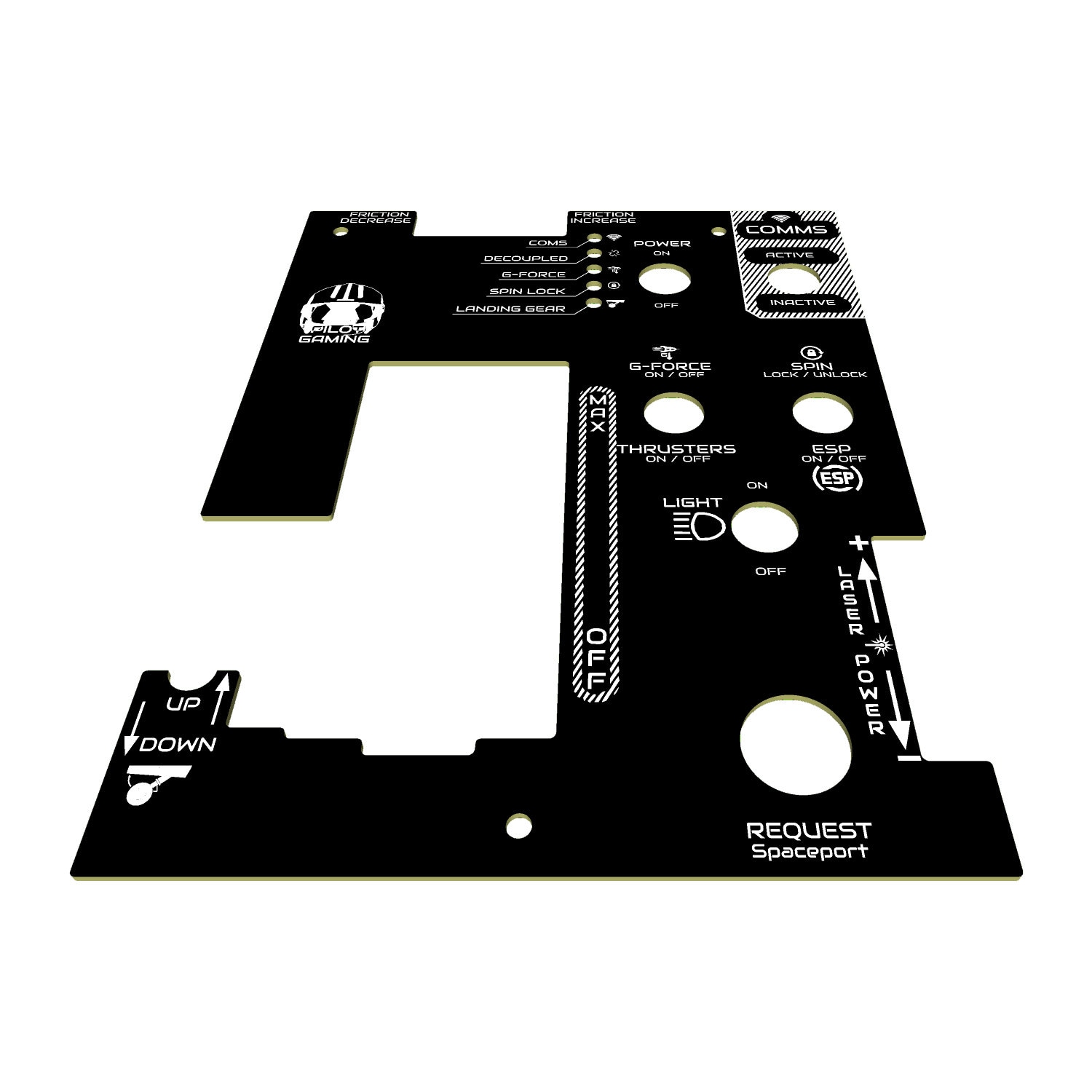 Hotas Plates for Thrustmaster Warthog - Star Citizen Game - Etsy