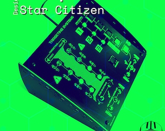 Star Citizen Buttons Box | Space Simulator | Switch Panel | Flight Sim ...