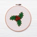 Skull Holly Mistletoe Cross Stitch Pattern PDF Download - Etsy