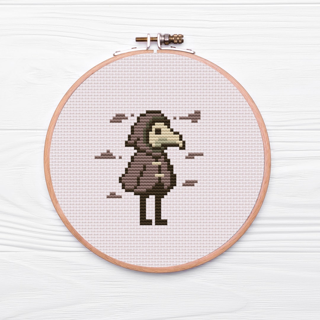 Plague Doctor Gothic Cross Stitch Pattern - PDF Download - Etsy