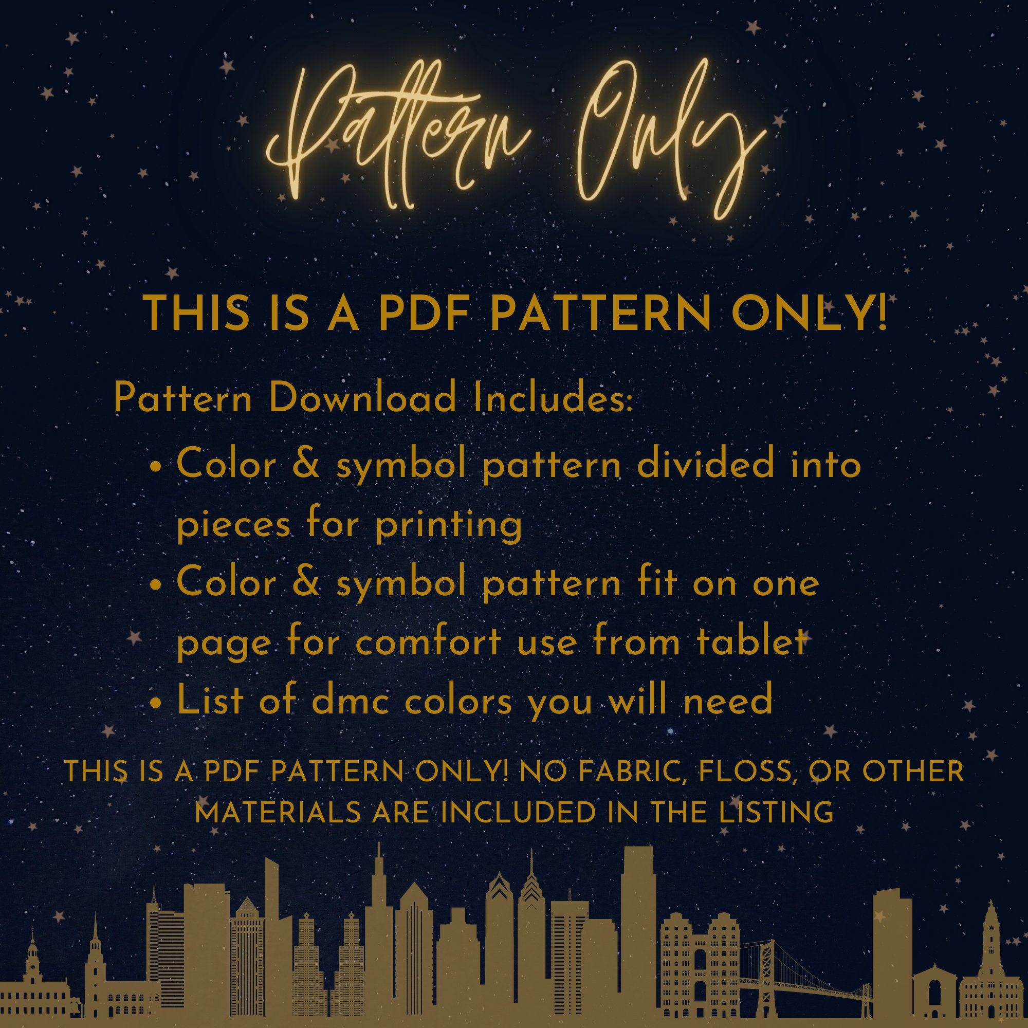 Macabre Skull Moth With Moon Cross Stitch Pattern PDF - Etsy