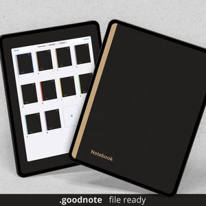 10 Dark Cardboard Texture Digital Notebook Covers Goodnotes Covers ...