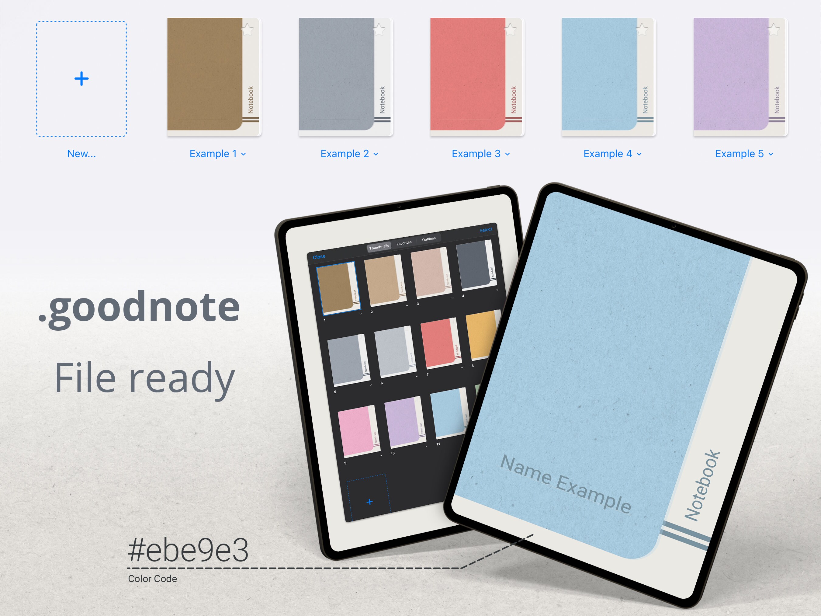 12 Sport Digital Notebook Covers With Cardboard Texture Goodnotes ...