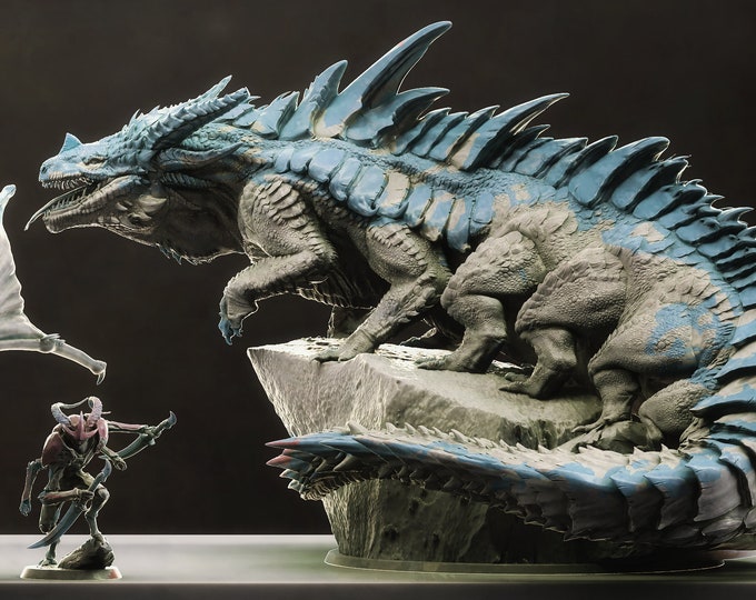 Elder Behir From Lord of the Print June 2022 Release Resin Fantasy Dnd ...