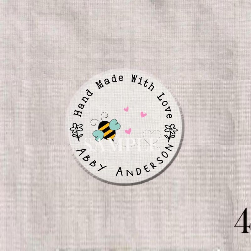 Bee Knitting Labels - Etsy