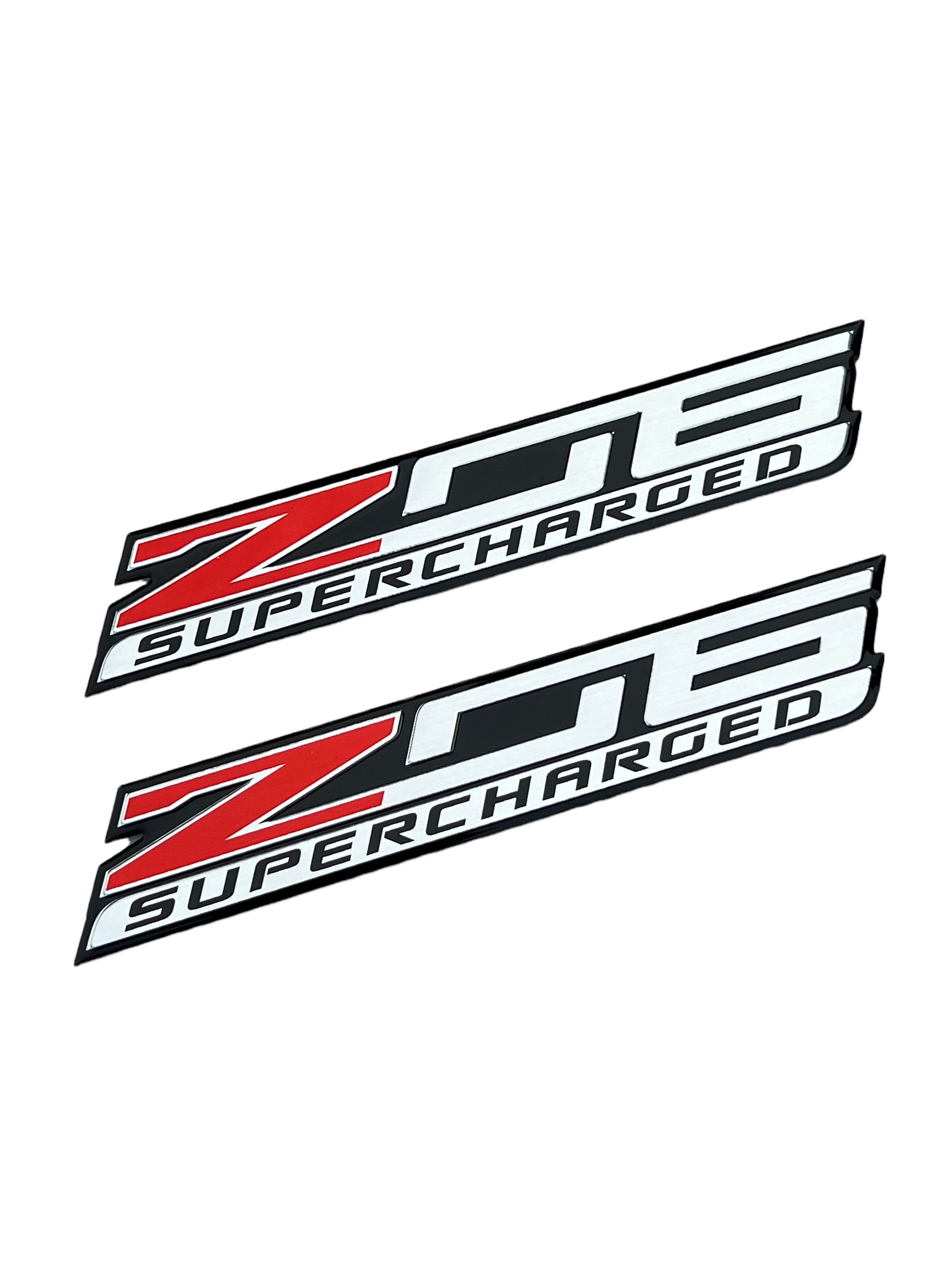 2 Fender Console Dash Badge Engine Cover Aluminum Emblems Chevy ...