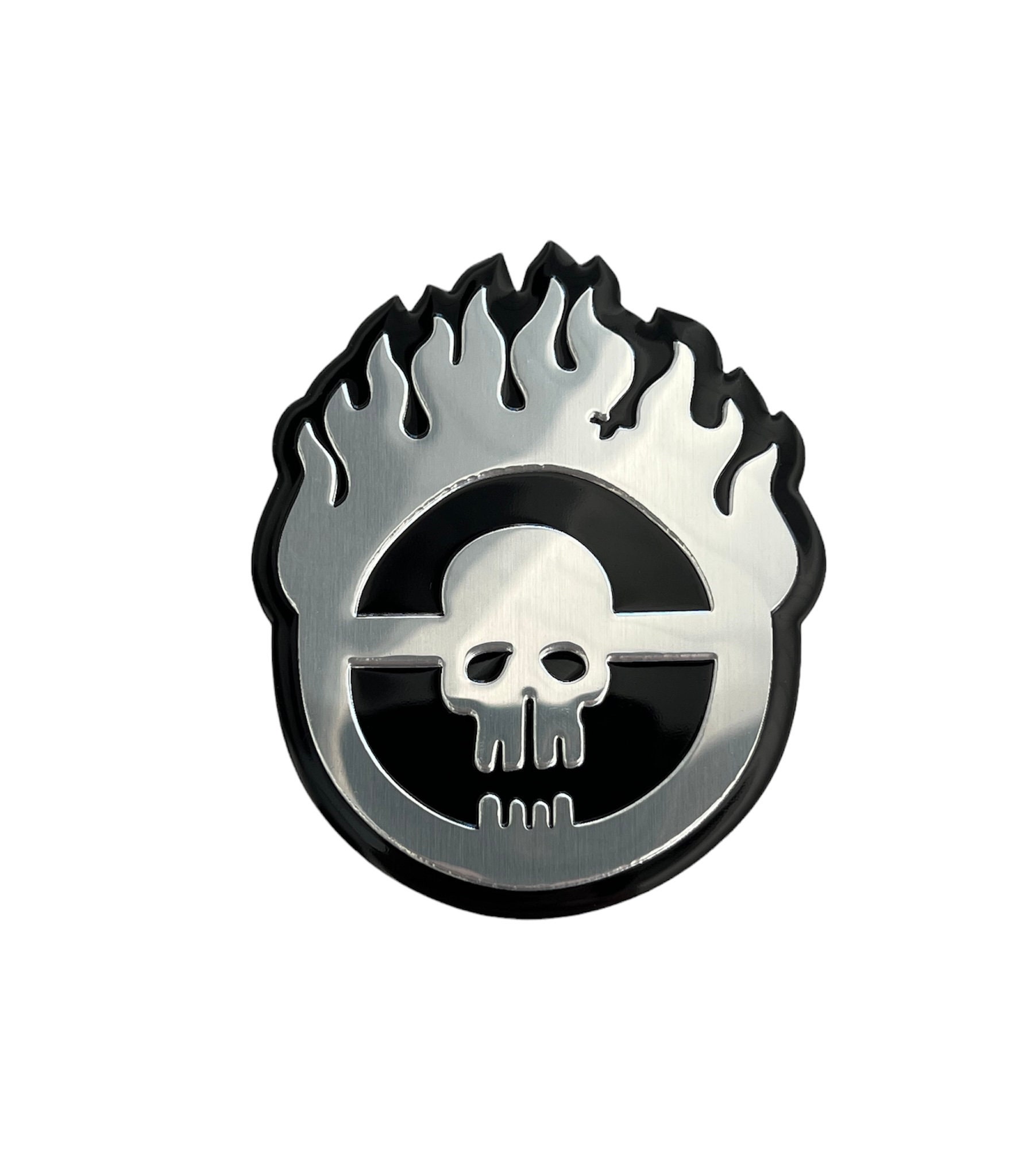 2 Mad Max Fury Road War Boys Skull Grill Fender Badge Thin Aluminum ...