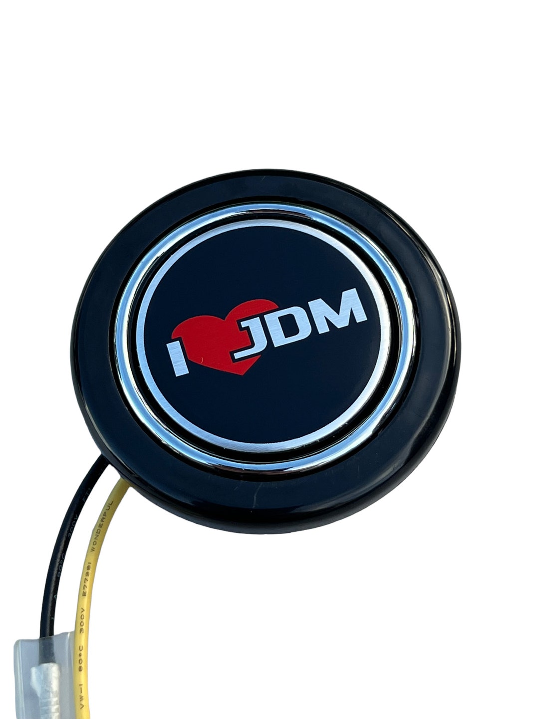 I Love JDM Heart Universal Racing Steering Wheel Horn Button Nissan ...
