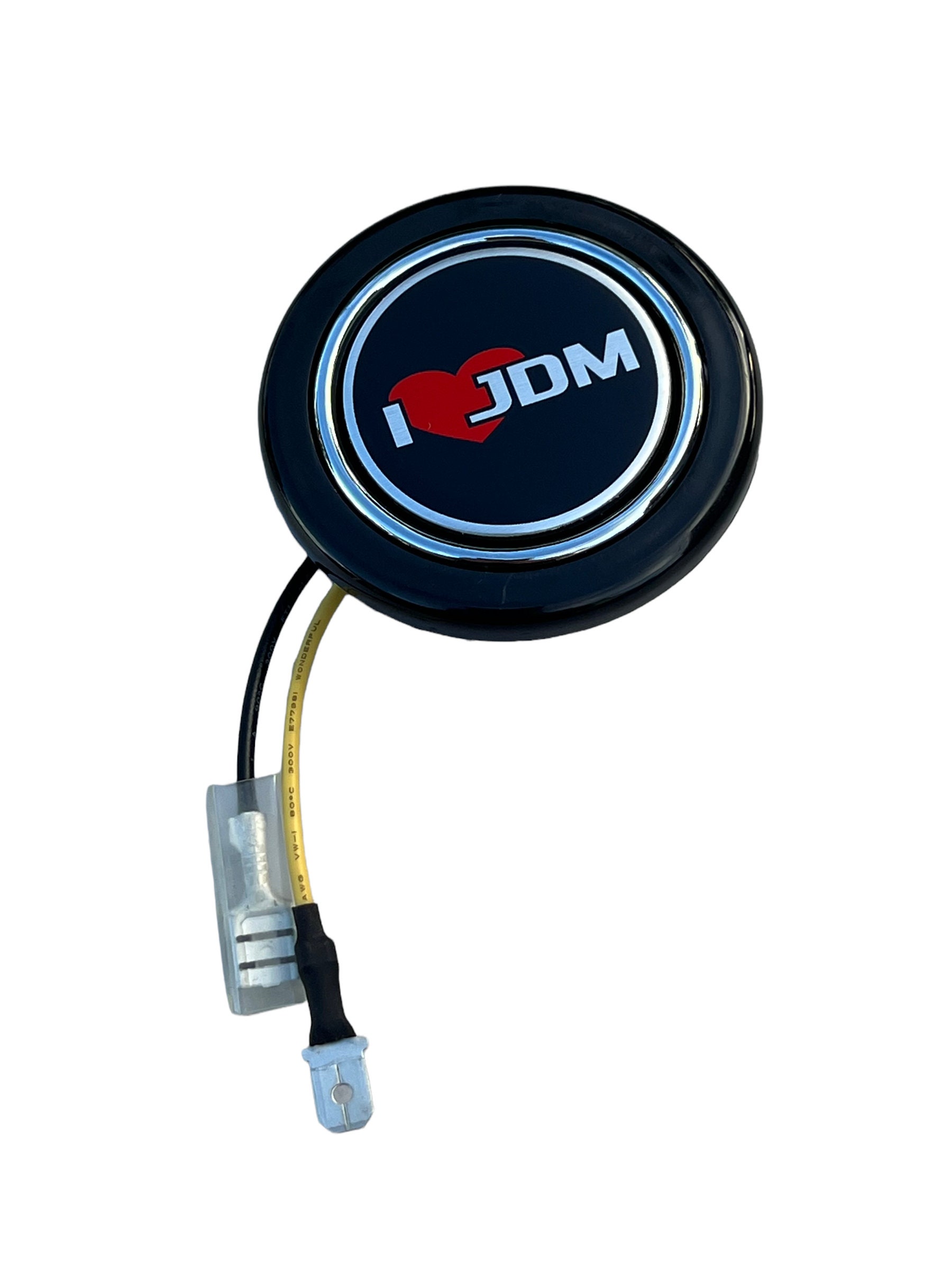 I Love JDM Heart Universal Racing Steering Wheel Horn Button Nissan ...