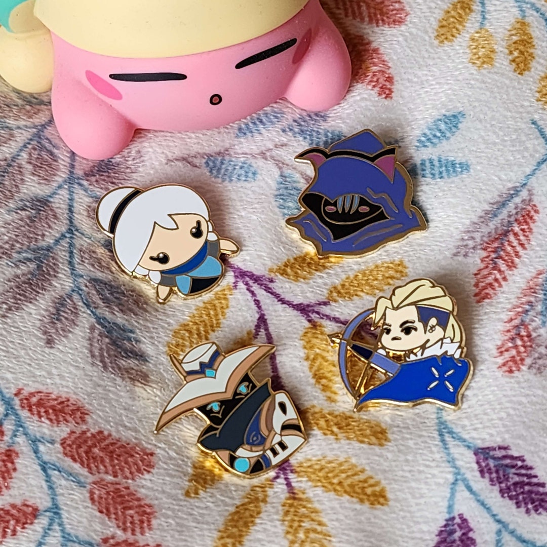 Radiant Pins: Omen, Cypher, Jett, Sova - Etsy