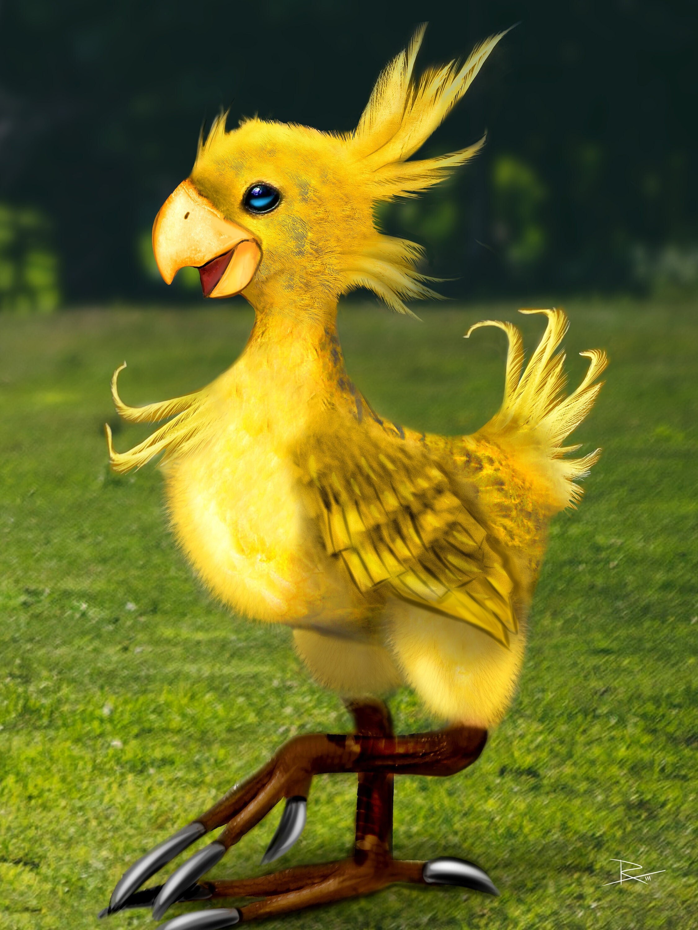 Chocobo Final Fantasy Poster - Etsy