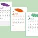 2023 Monthly Calendar Printable Instant PDF Download, Desk Calendar ...