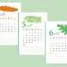 2023 Monthly Calendar Printable Instant PDF Download, Desk Calendar ...