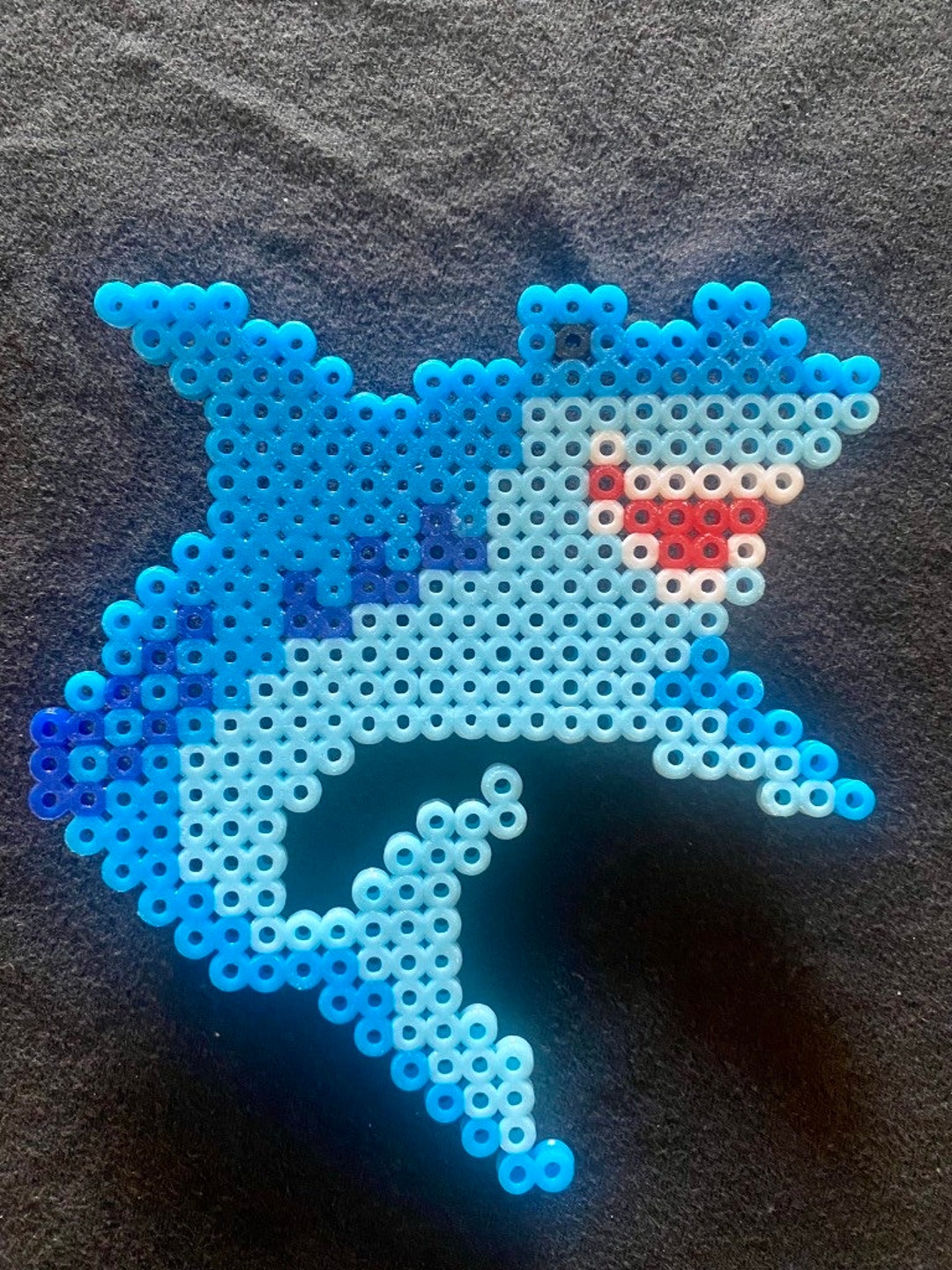 Mr. Shark Perler Beaded Magnet Ocean Sea Friend - Etsy