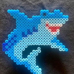 Mr. Shark Perler Beaded Magnet Ocean Sea Friend - Etsy