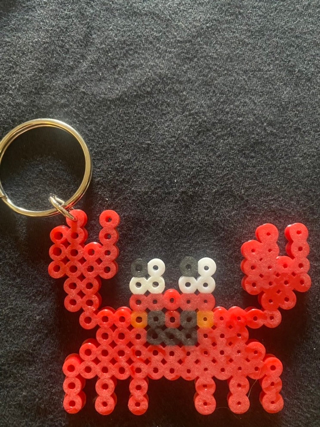 Mr. Crabs Keychain Perler Bead Hawaii Mexico Snorkle Surf Crab Buddy - Etsy