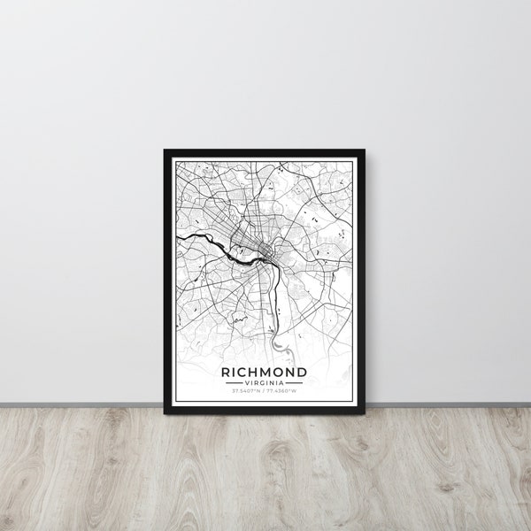 Rva Map Wall Art - Etsy