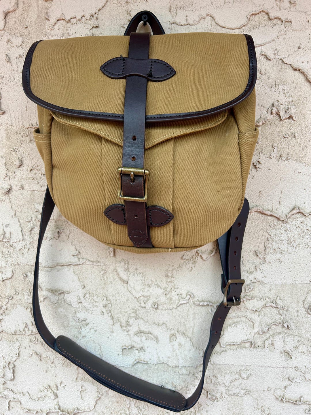 Filson Field Bag Small Twill Tan OS Brass #11070230 New USA MADE - Etsy