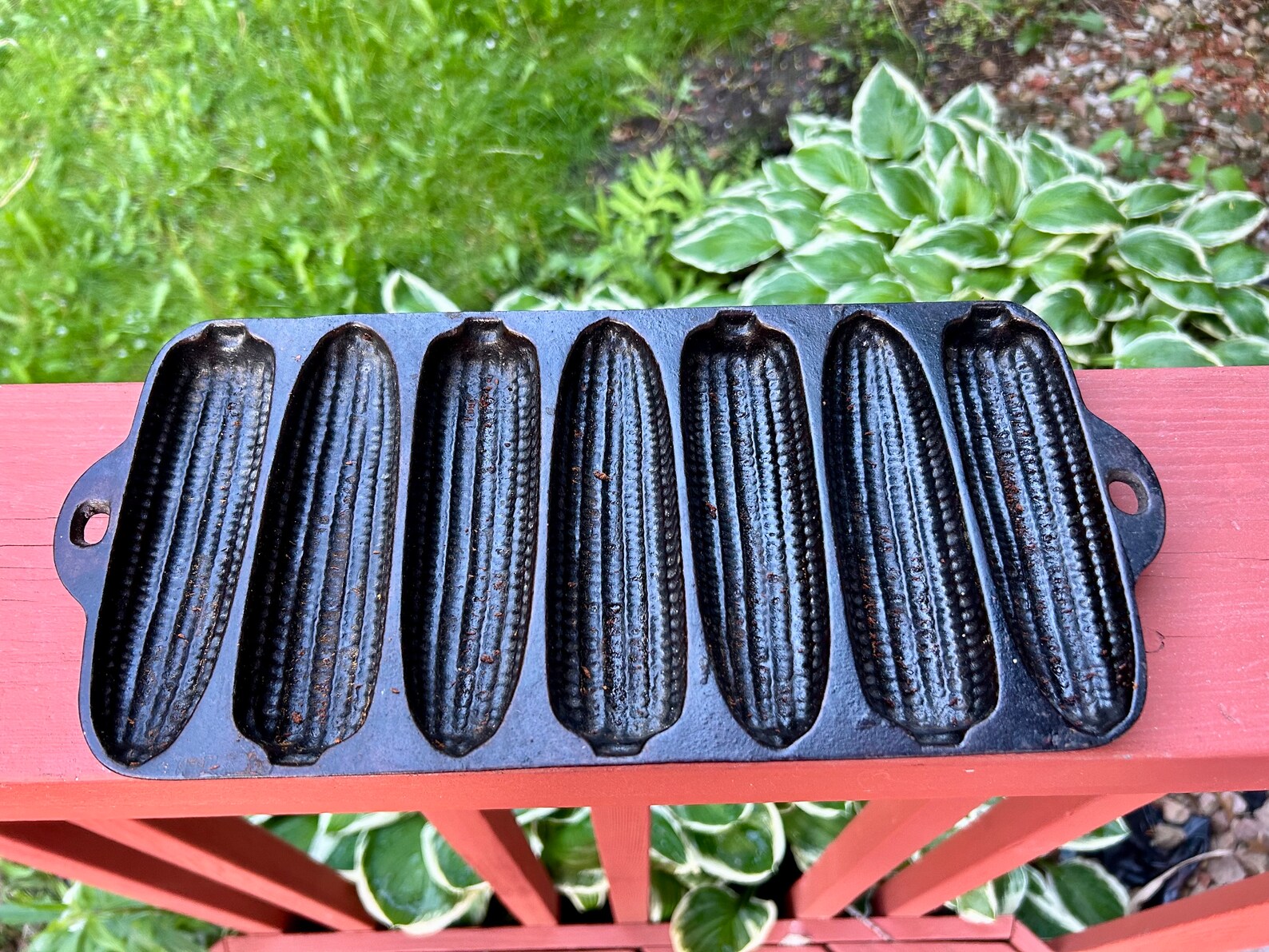 Vintage Wagner Ware N0 1319 Krusty Korn Kobs Corn Stick Pan Cast Iron ...