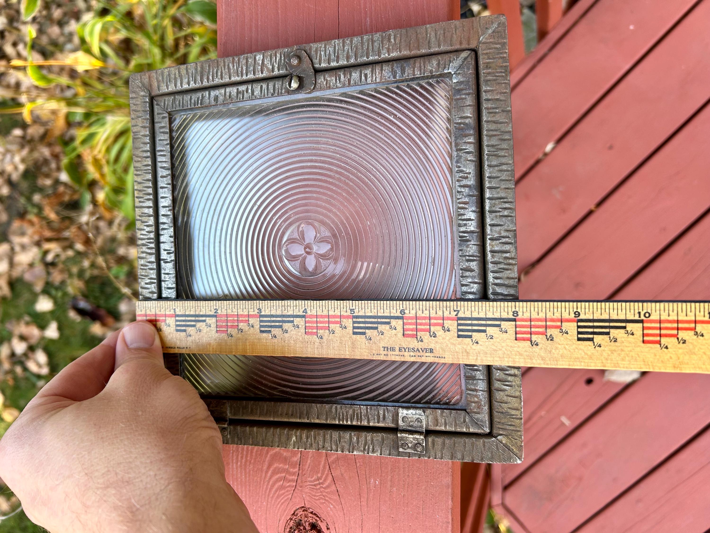 Authentic Vintage 1940's - 1950's Square Recessed Light Cover - Etsy