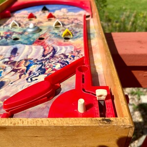 1960s Italian Arcofalc Pinball Flipper Machine Vintage Toy Cowboys - Etsy