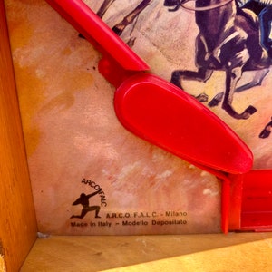 1960s Italian Arcofalc Pinball Flipper Machine Vintage Toy Cowboys - Etsy