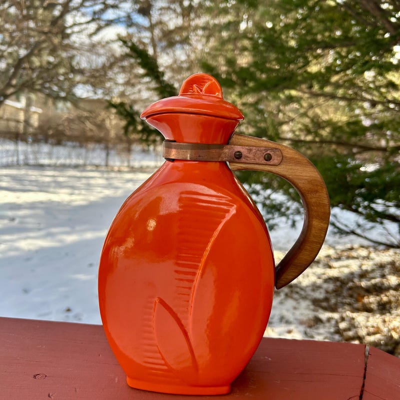 Wood Handle Pitcher - Etsy