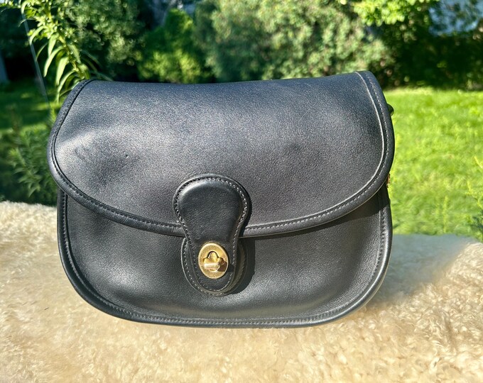 Vintage Coach Praire Bag Style 9954 Saddle Black W Hangtag - Etsy