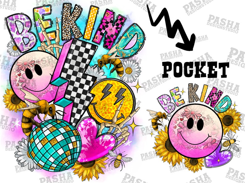 Be Kind Smiley Face Png, Be Kind Png, Bee, Smiley Face Design ...