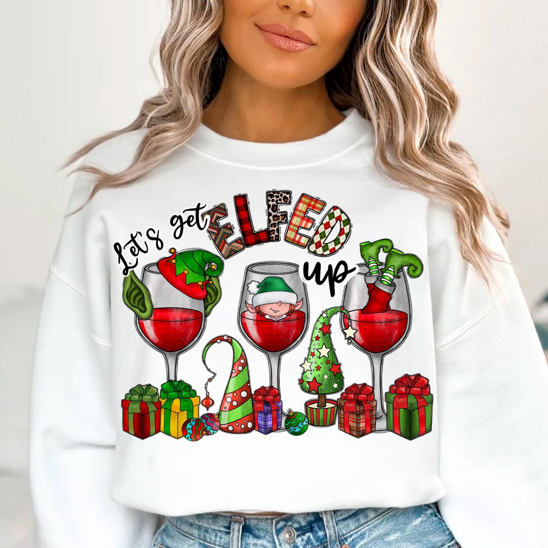 Let's Get Elfed up Png, Christmas Png, Merry Christmas Png, Elf ...