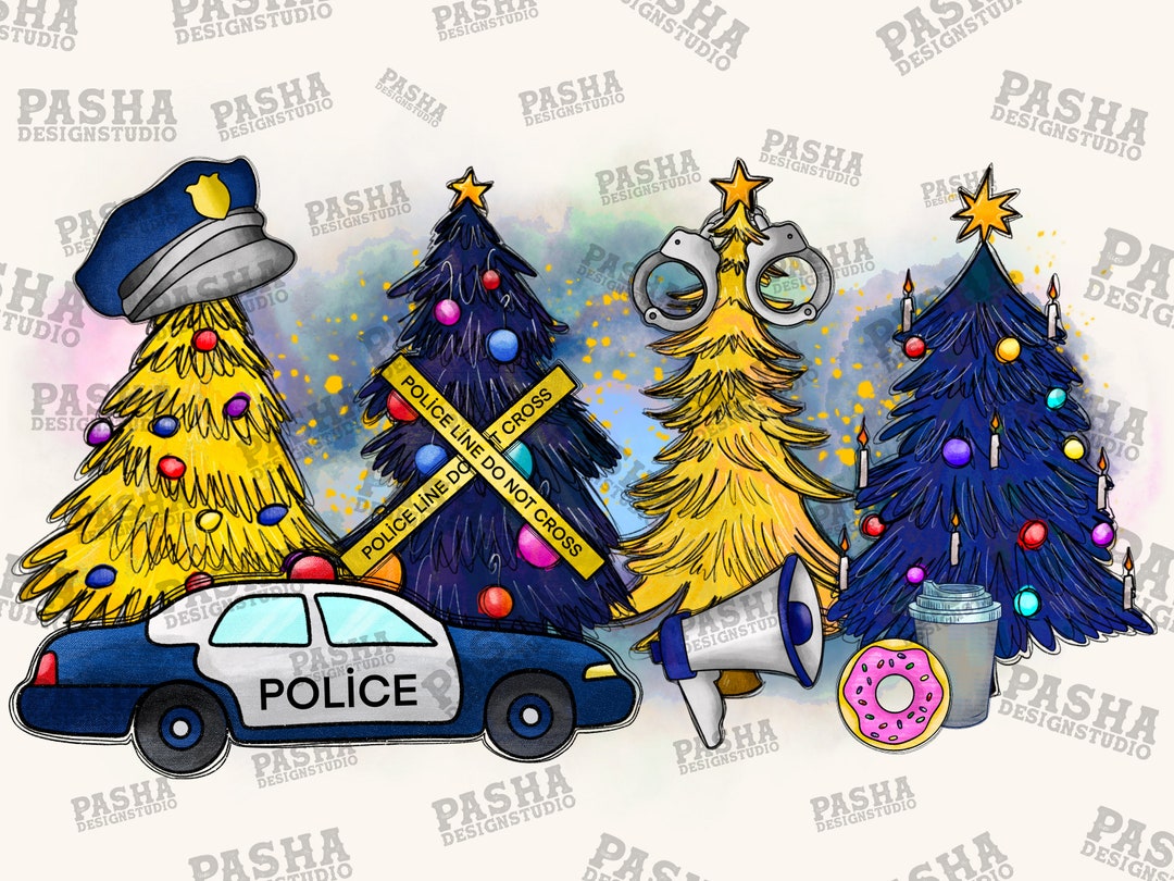 Christmas Tree Png, Police Christmas Trees, Police Png, Police Tree ...
