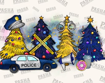 Christmas Police Png - Etsy