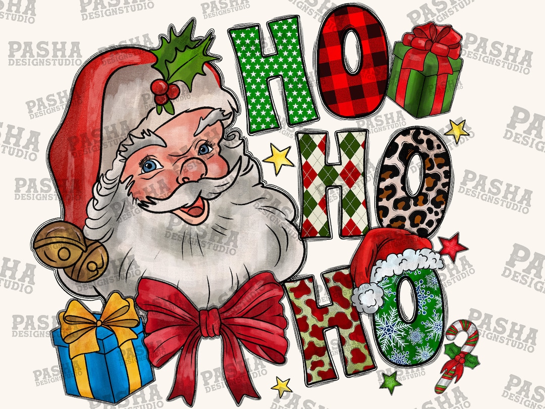Santa Ho Ho Ho Png, Ho Ho Ho Png, Merry Christmas, Santa Png, Santa ...