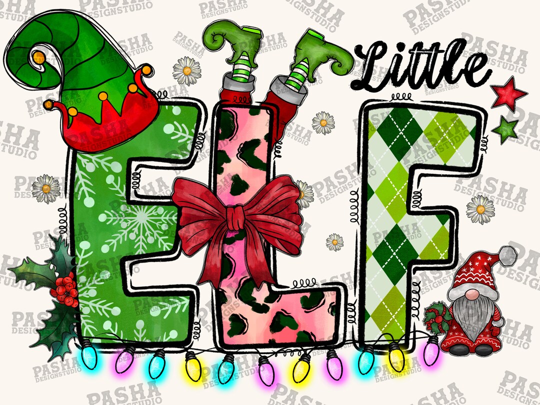 Little Elf Png, Christmas Elf Png,elf Squad Png, Merry Christmas Png ...