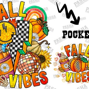 Fall Vibes Smiley Face Png, Sublimation Design, Smiley Face Png, Fall ...