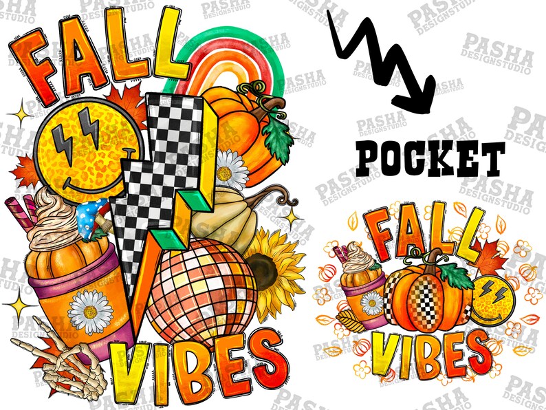 Fall Vibes Smiley Face Png, Sublimation Design, Smiley Face Png, Fall ...