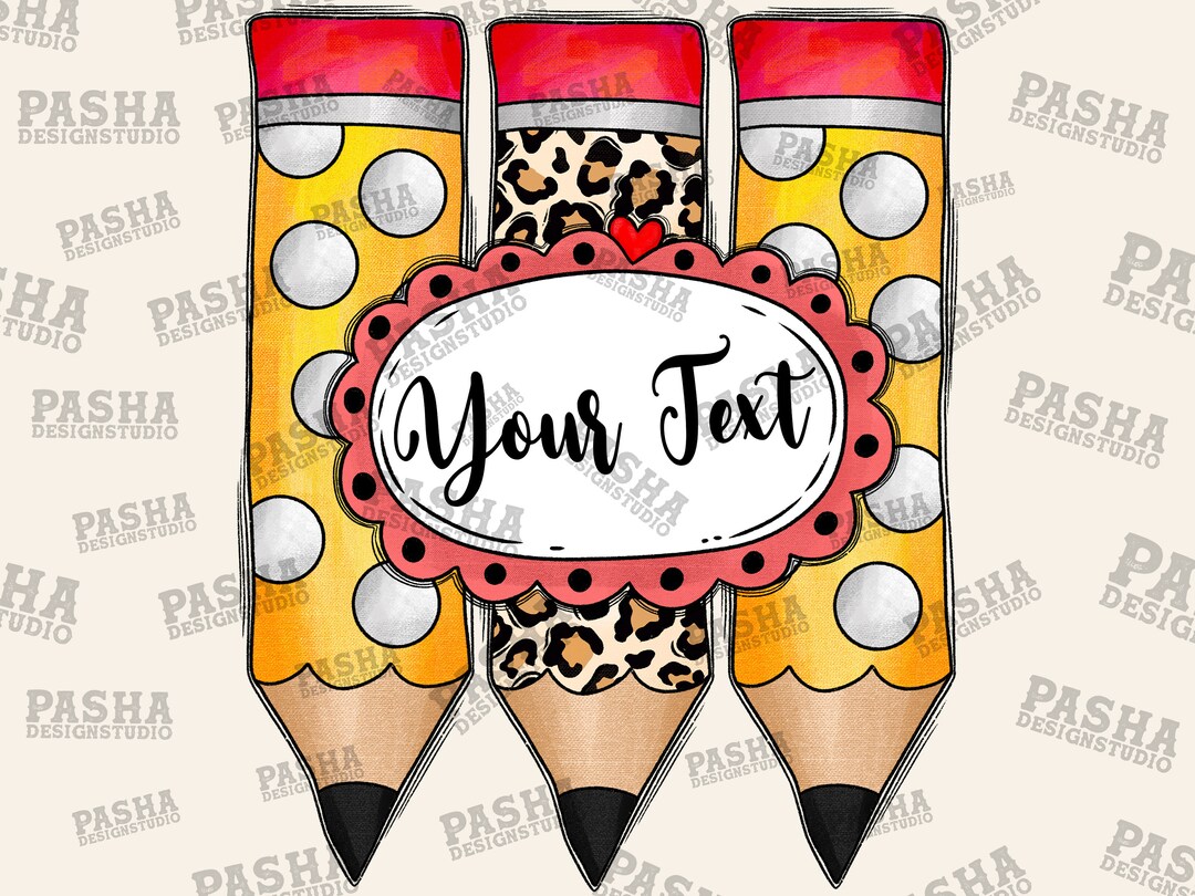 Pencil Name Png,school,teacher, Pencil Name,cut File,cricut,commercial ...