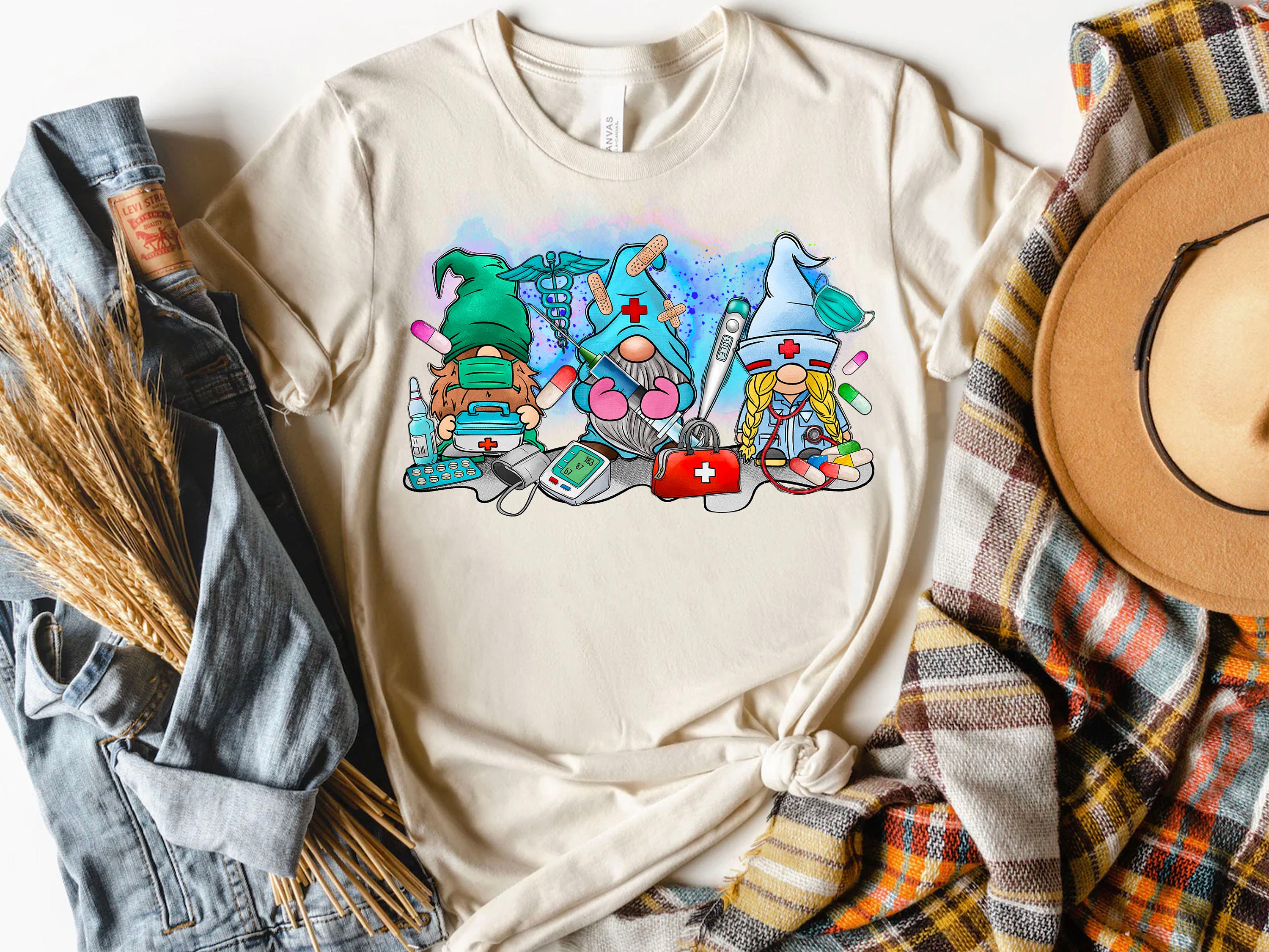Nurse Gnomes Png, Gnome Png, Gnome Nurse Design, Sublimation Designs ...