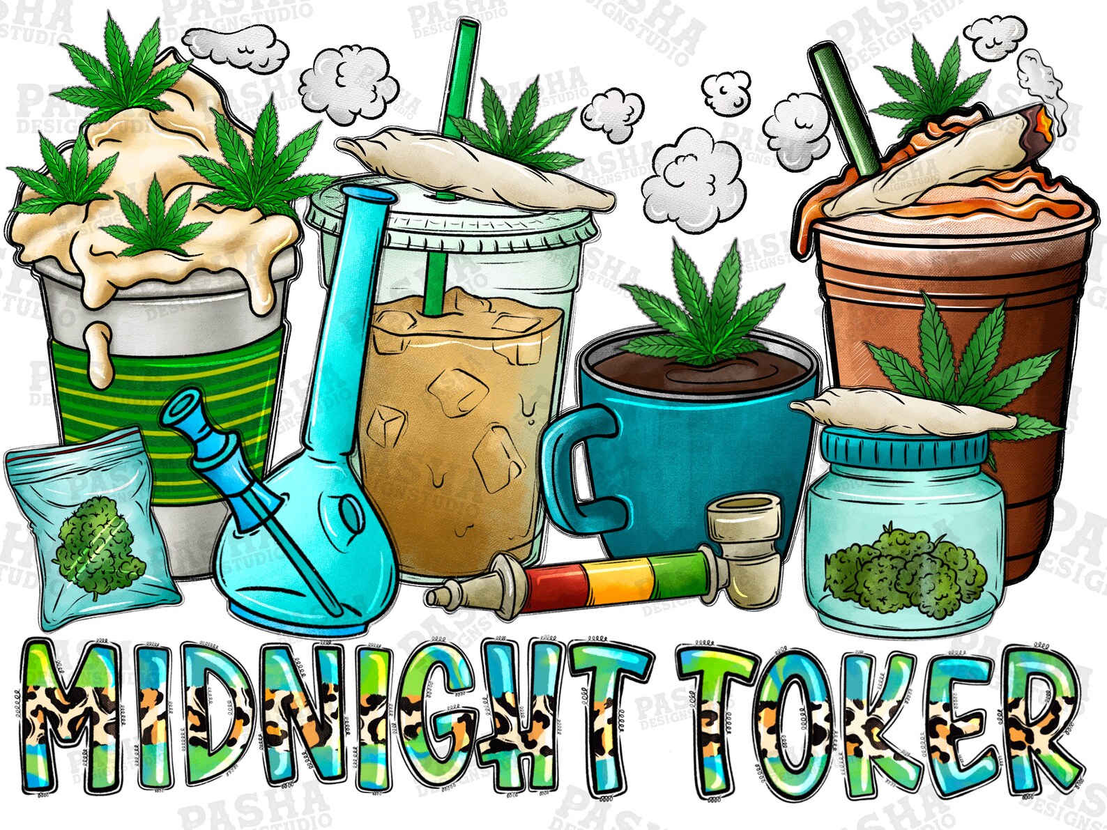 Midnight Toker Png, Cannabis Png, Western, Weed Png, Weed Jars ...