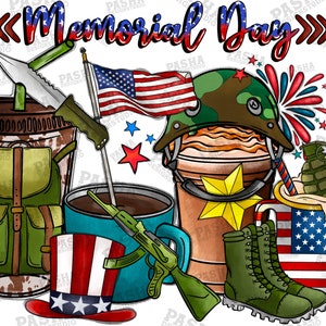 Memorial Day Coffee Cups Png, 4th of July Png, Memorial Day, Firework ...